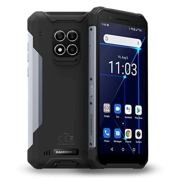 Odolný telefon myPhone Hammer Construction 6GB/128GB, stříbrná | OKAY.cz