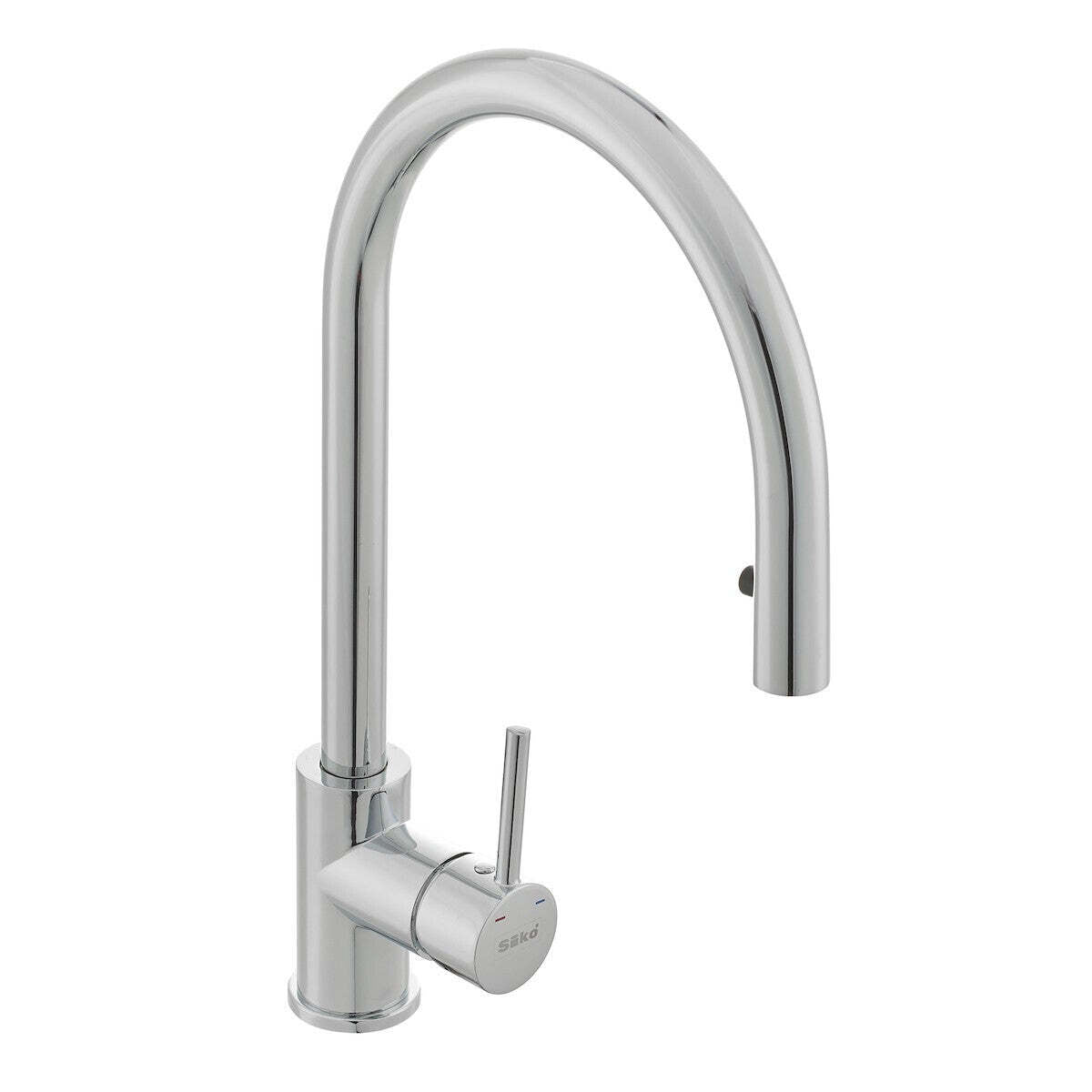 Dřezová baterie s vytahovací sprškou Siko SIKOBSD185, chrom | OKAY.cz