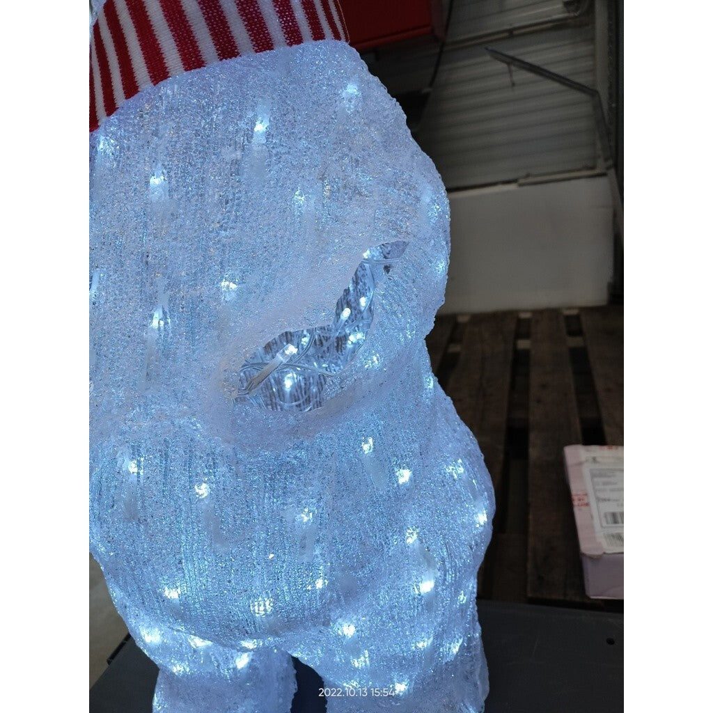 Vánoční medvěd Emos DCFC04, studená bílá, 80cm VADA VZHLEDU, ODĚRKY ...